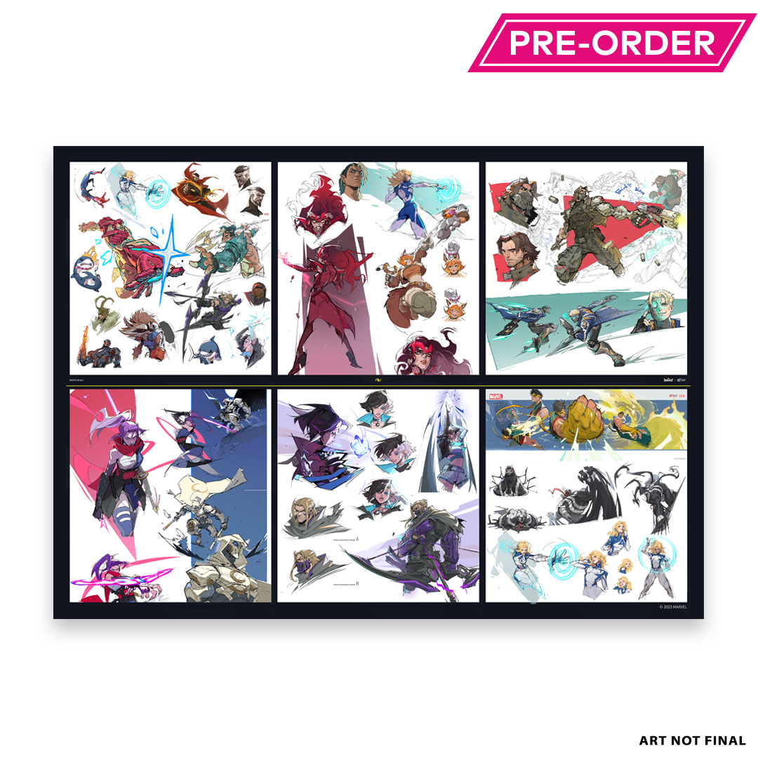 Marvel Rivals - Hero Designs - iam8bit