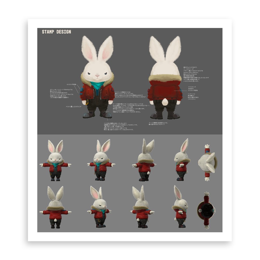 iam8bit | Hard-Boiled Rabbit: Stamp