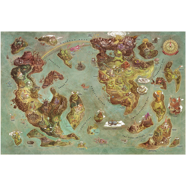 iam8bit | Videogames World Map by Edison Yan - iam8bit