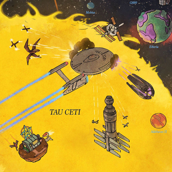 iam8bit | Space Worlds Map by Edison Yan - Default - iam8bit