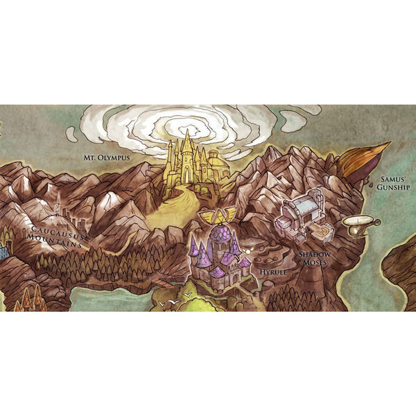 iam8bit | Videogames World Map by Edison Yan - iam8bit