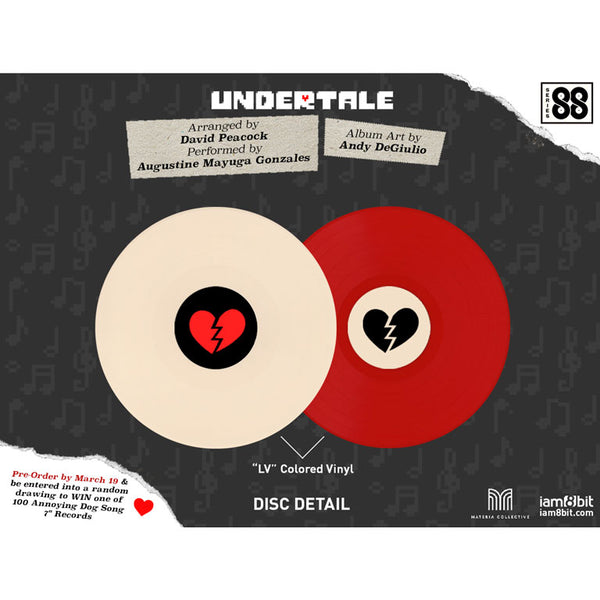 iam8bit | Undertale on Piano (Series 88) - 2xLP - iam8bit
