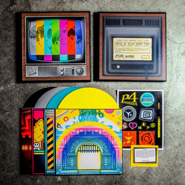 iam8bit | Persona 4 Vinyl Soundtrack 4xLP - iam8bit