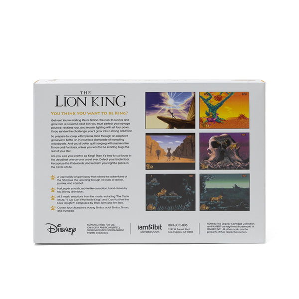 iam8bit | The Lion King - Legacy Cartridge Collection - iam8bit